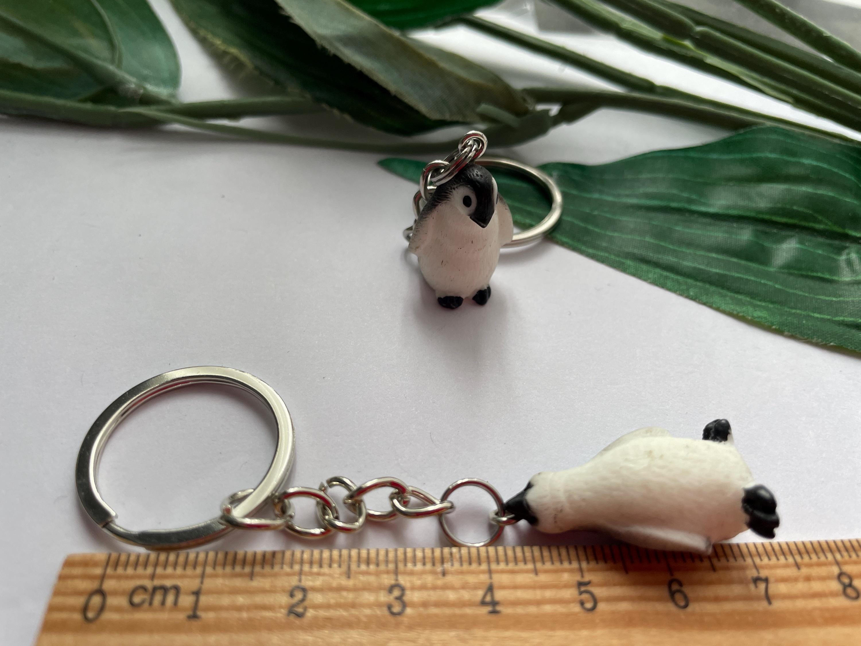 Penguin Keychain, Novelty Keychain, Penguin Keyrings, Christmas ...