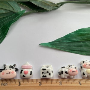 Set of 5 Cow Magnets, Cow Magnets, Fridge Magnets, Locker Magnets ...