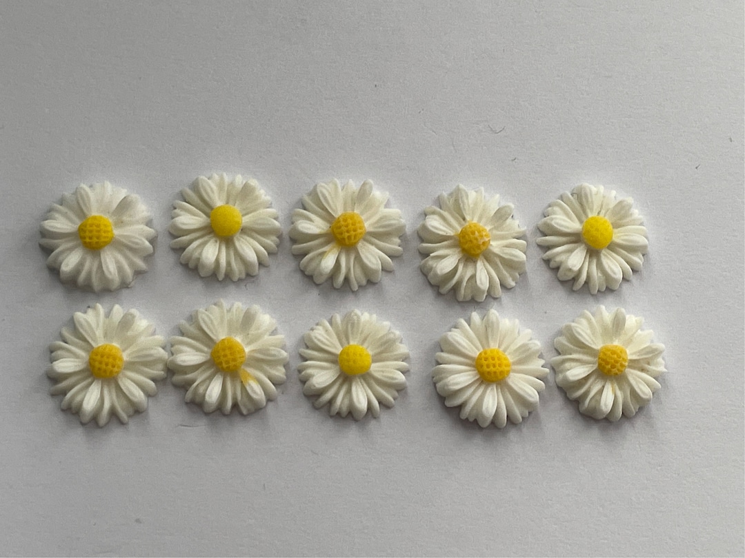 Bumper Set of 10 Mini Daisy Magnets, Daisy Magnets, Fridge Magnets ...