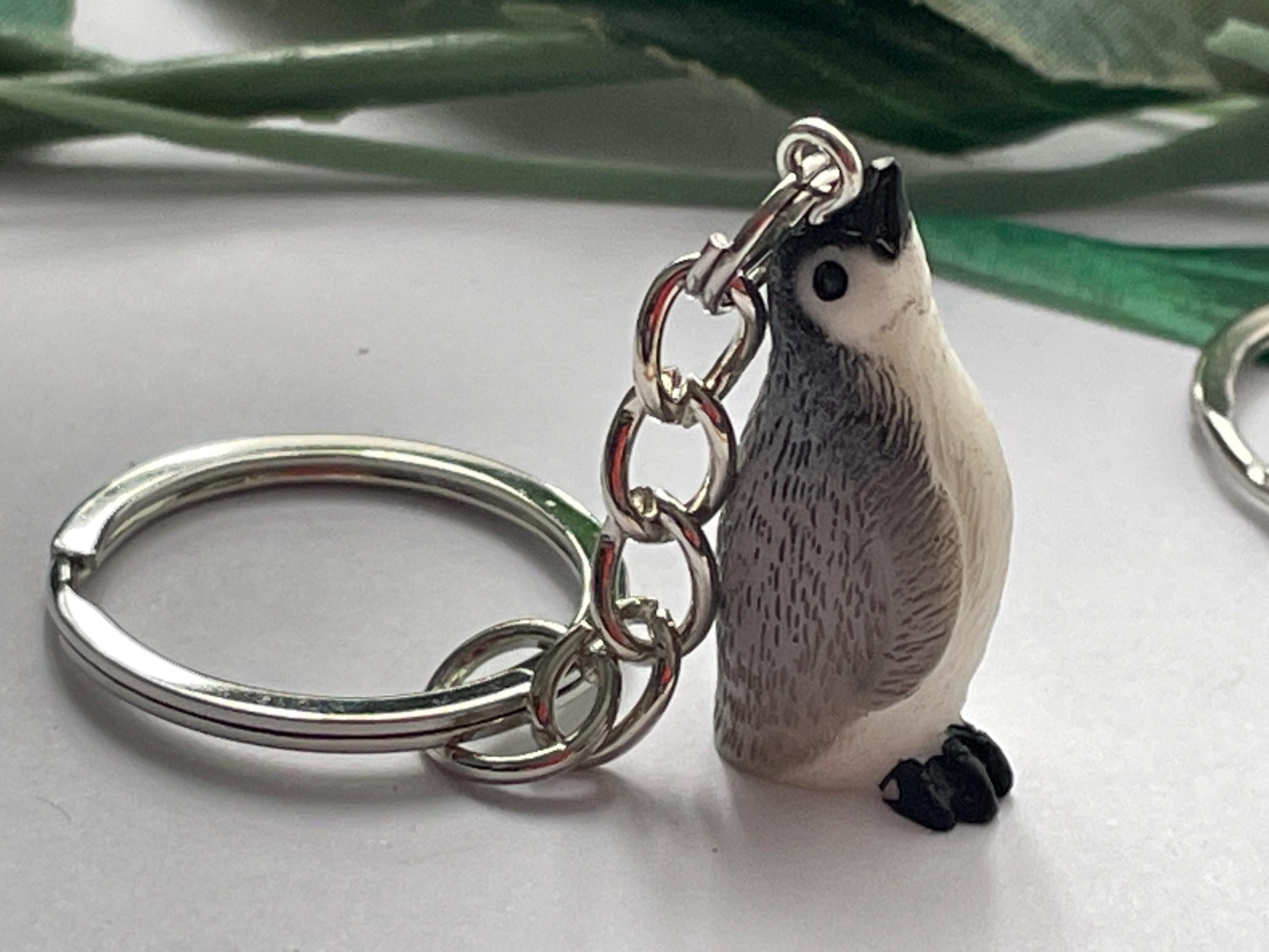 Penguin Keychain, Novelty Keychain, Penguin Keyrings, Christmas ...