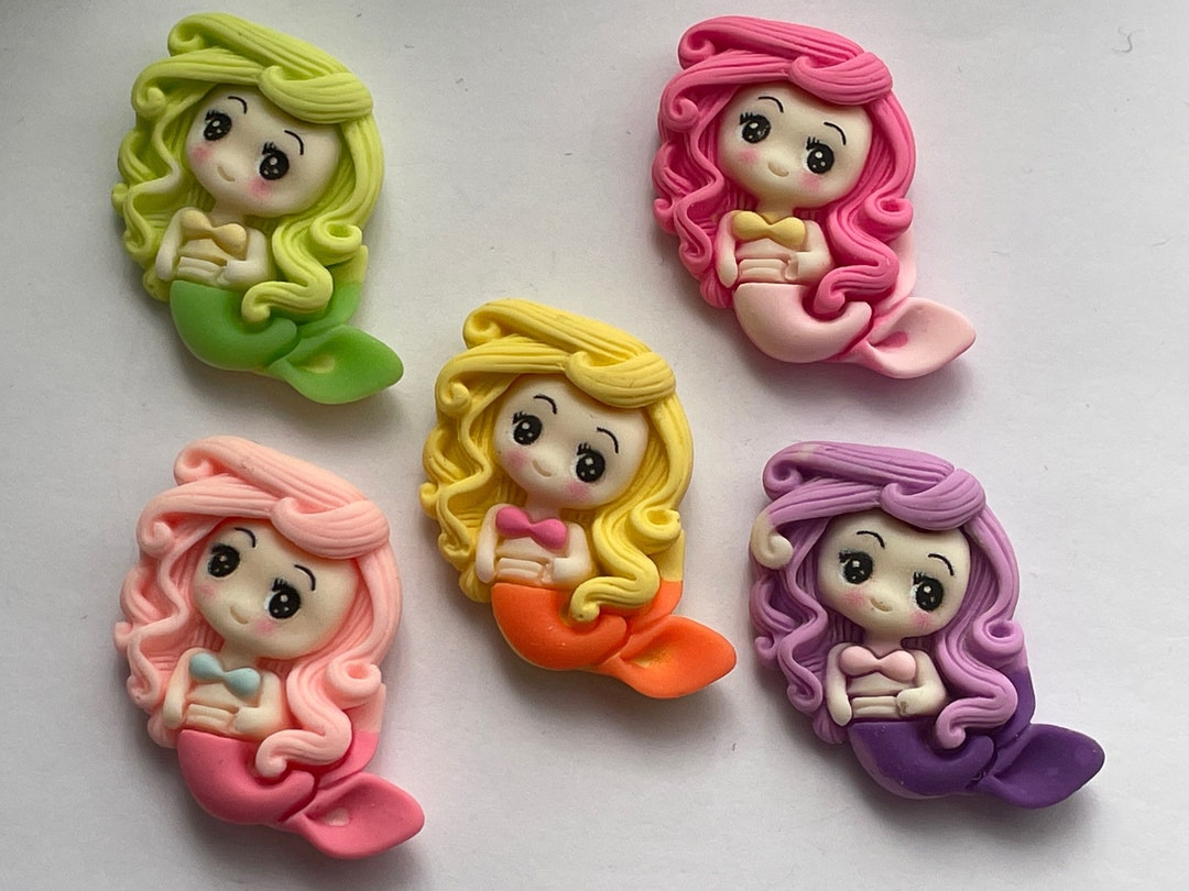 Set of 5 Mermaid Magnets, Mermaid Magnets, Fridge Magnets, Locker ...