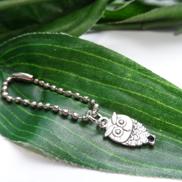 Owl Zipper Pull - Etsy
