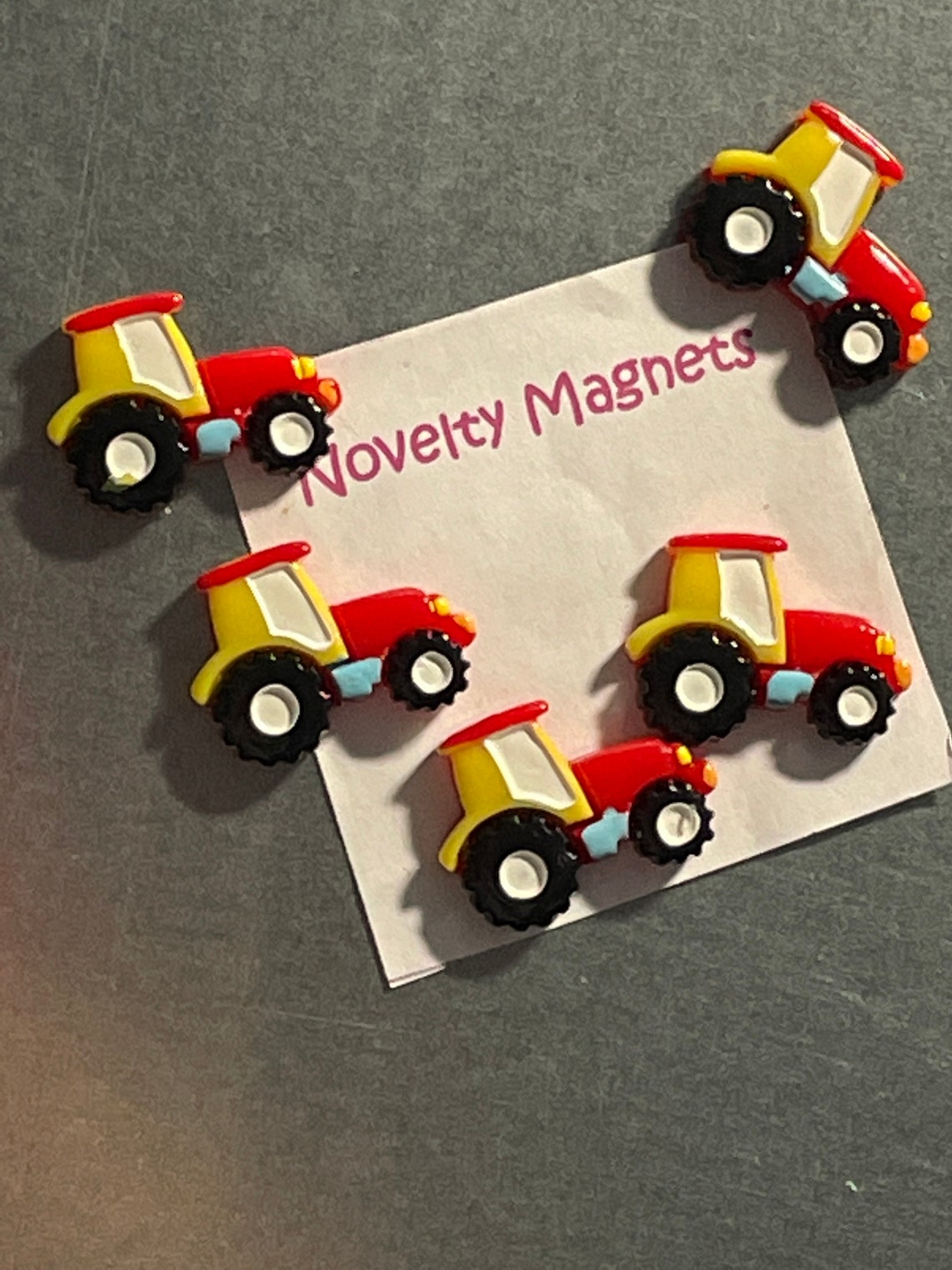 Set of 5 Tractor Magnets, Tractor Magnets, Fridge Magnets, Locker ...