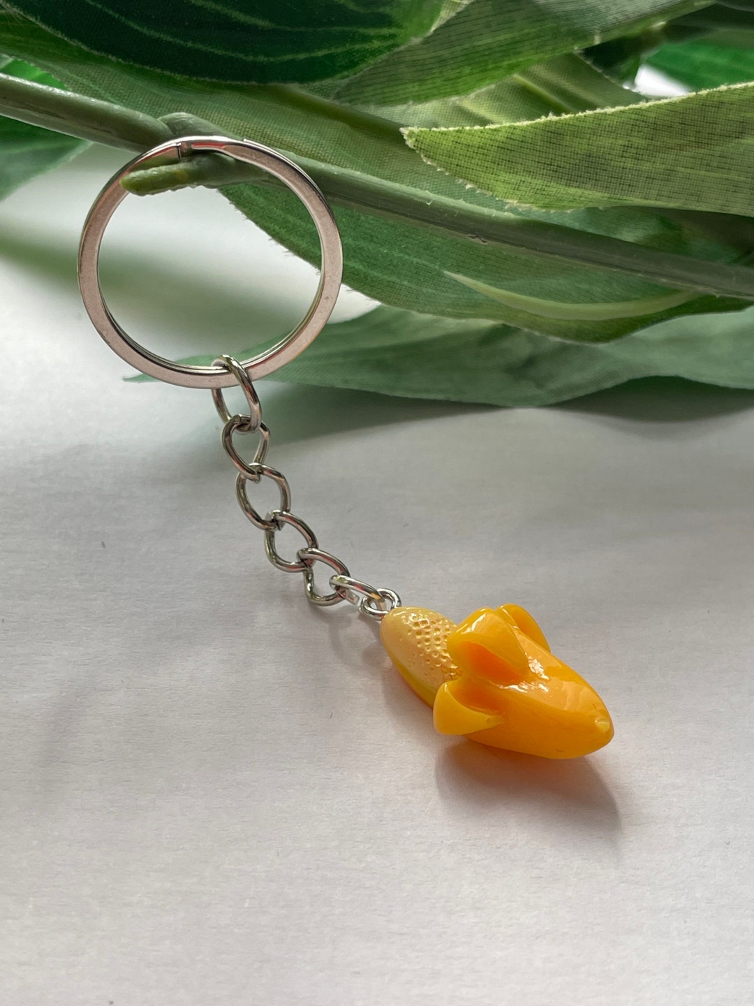 Banana 3D Keychains, Novelty Keychains, Banana Keyrings, Birthday Gifts ...