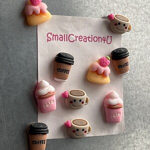 Bumper Set of 10 Mini Coffee Magnets, Coffee Magnets, Fridge Magnets ...