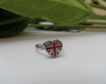 British Flag Ring - Etsy