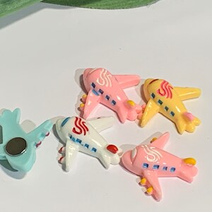 Set of 5 Aeroplane Magnets, Airplane Magnets, Fridge Magnets, Locker ...