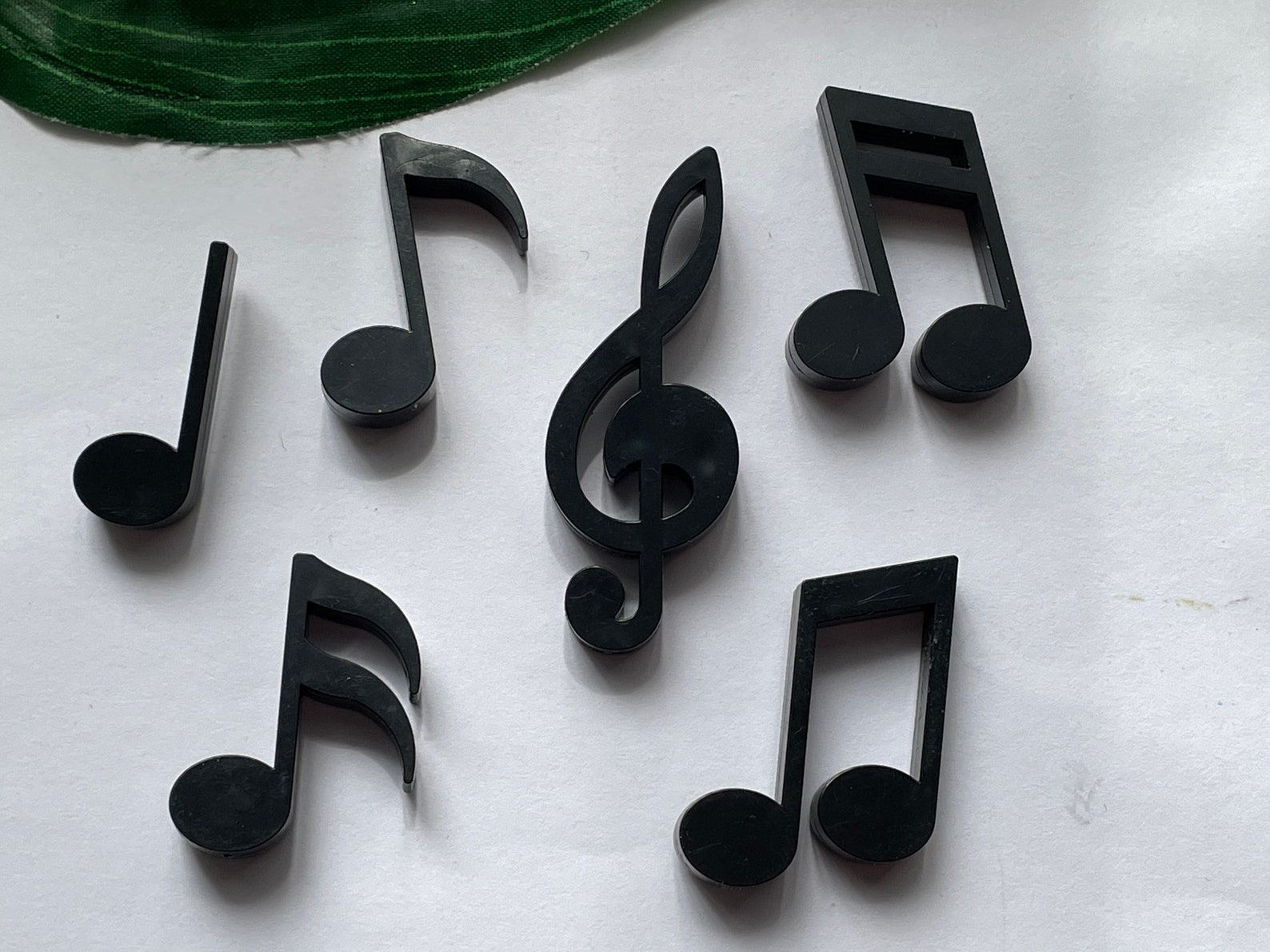 Set of 6 Music Notes Magnets Music Magnets Fridge Magnets - Etsy