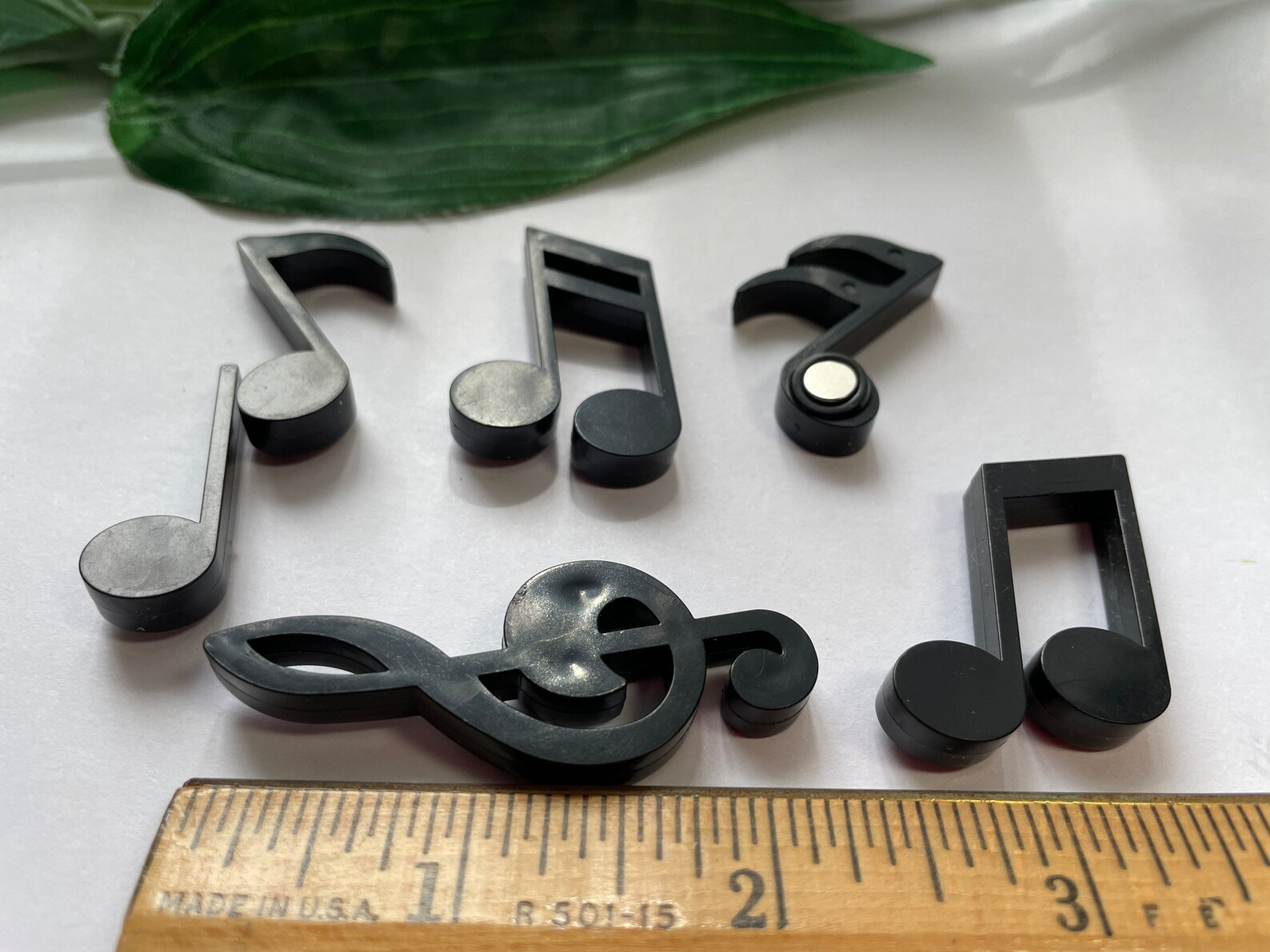 Set of 6 Music Notes Magnets Music Magnets Fridge Magnets - Etsy