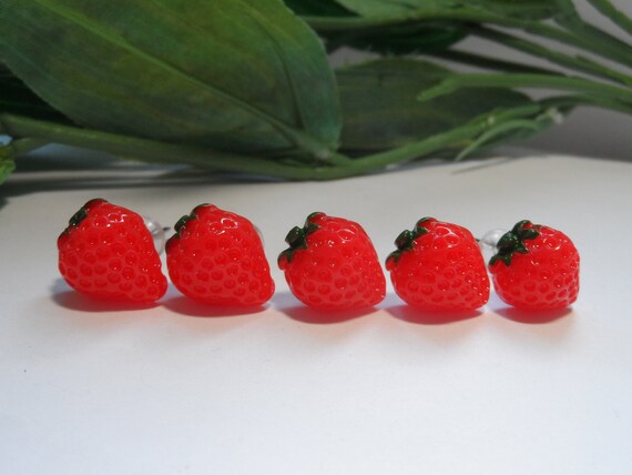 Strawberry Push Pins Novelty Push Pins Decorative Push Pins - Etsy