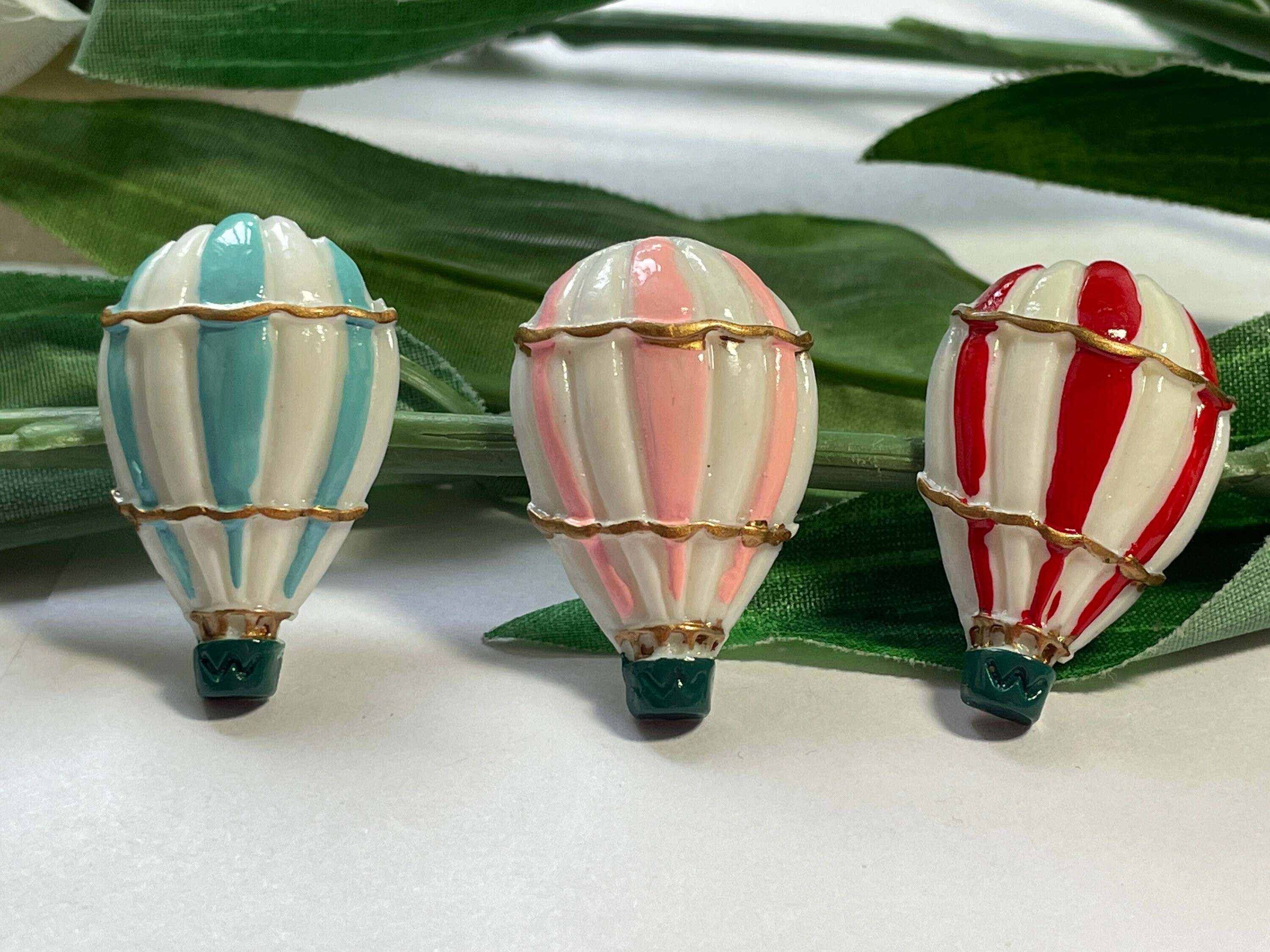Set of 5 Hot Air Balloon Magnets Balloon Magnets Fridge - Etsy