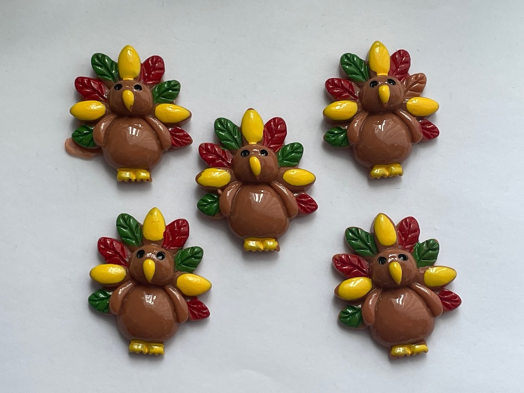 Set of Thanksgiving Turkey Magnets, Thanksgiving Magnets, Fridge ...