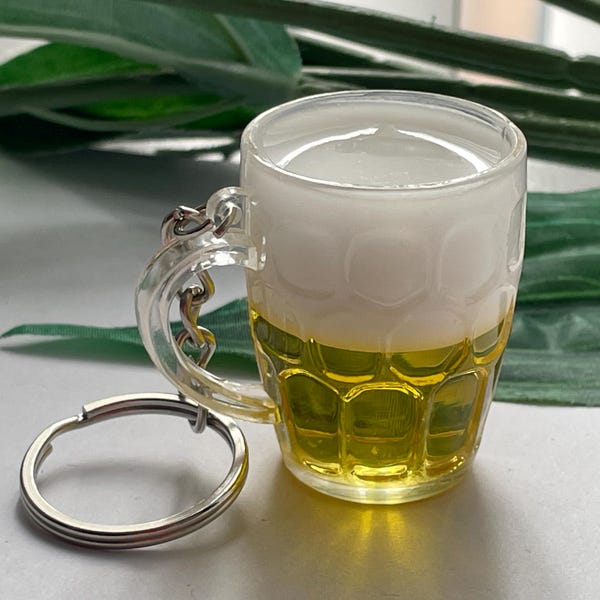 Beer Keychain - Etsy
