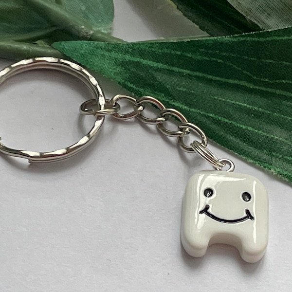 Tooth Keychain - Etsy