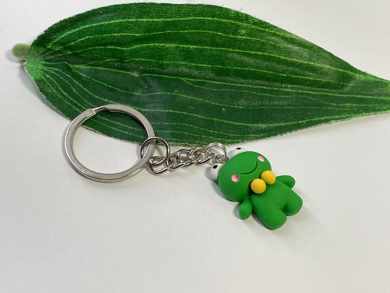 Frog Keychain, Novelty Keychain, Froggy Keyrings, Tween Gifts, Teen ...