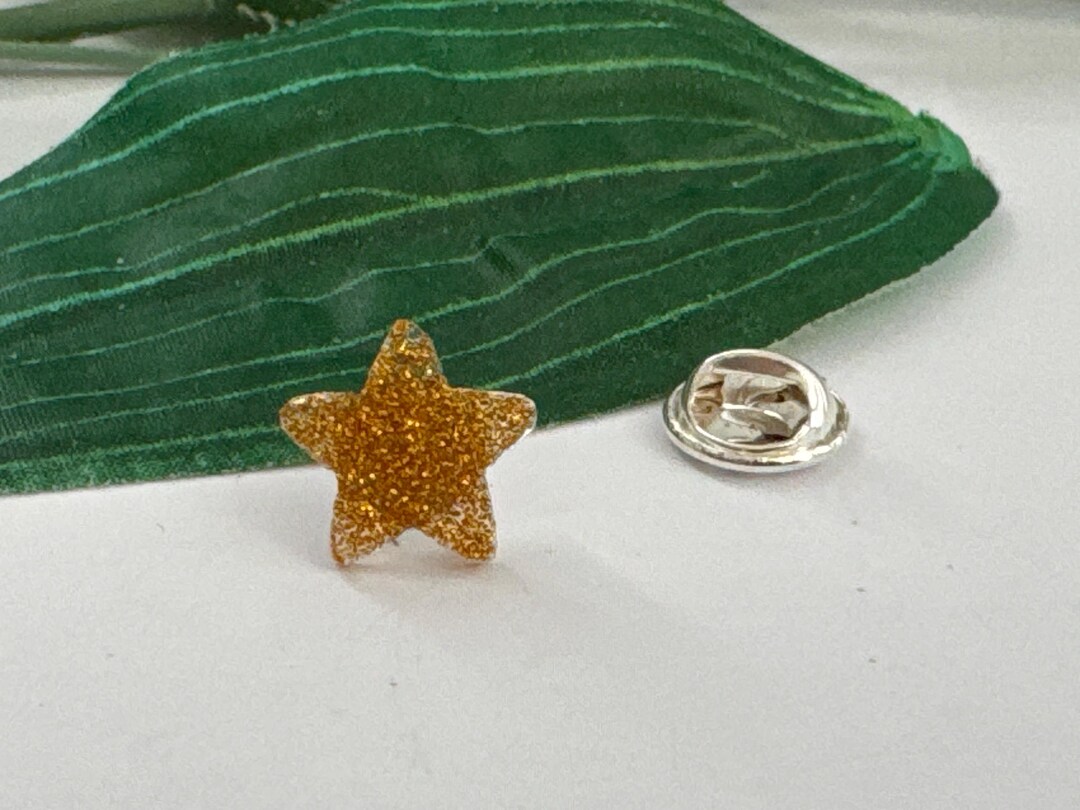 Gold Star Lapel Pin, Gold Star Tie Pin, Star Lapel Pin, Star Tie Pin - Etsy