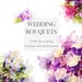 Watercolor Wedding Bouquets Clipart, Floral Clip Art, Blue, White, Pink ...