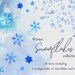 Snowflake Clipart Collection Hand Painted Winter Watercolor - Etsy