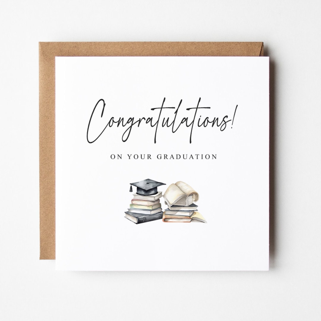 Graduation Congratulations Card, Congrats on Your Graduation ...