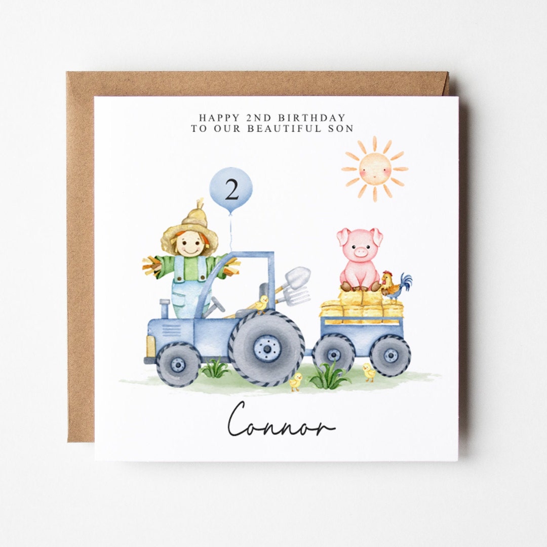 Tractor 2nd Birthday, Farm Animals, Farm 2nd Birthday, 2 Today ...
