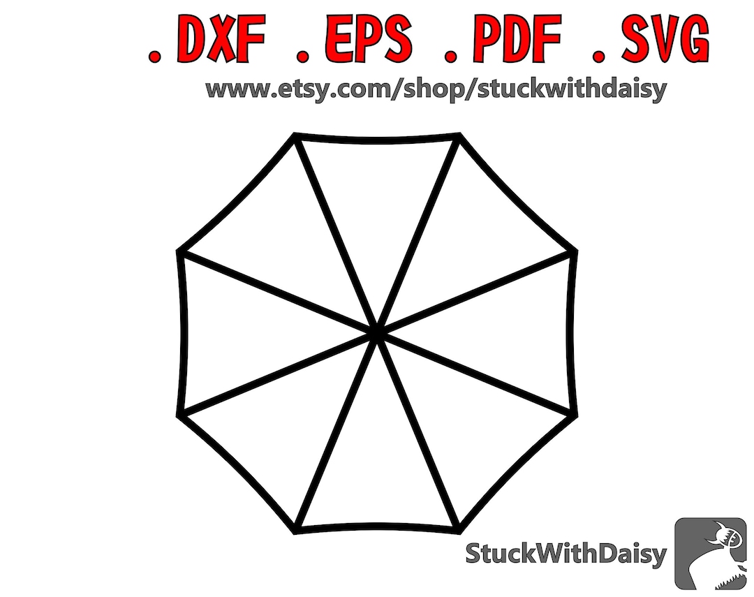 Umbrella Corporation Corp Digital Download Vector Cricut Cameo Portrait ...
