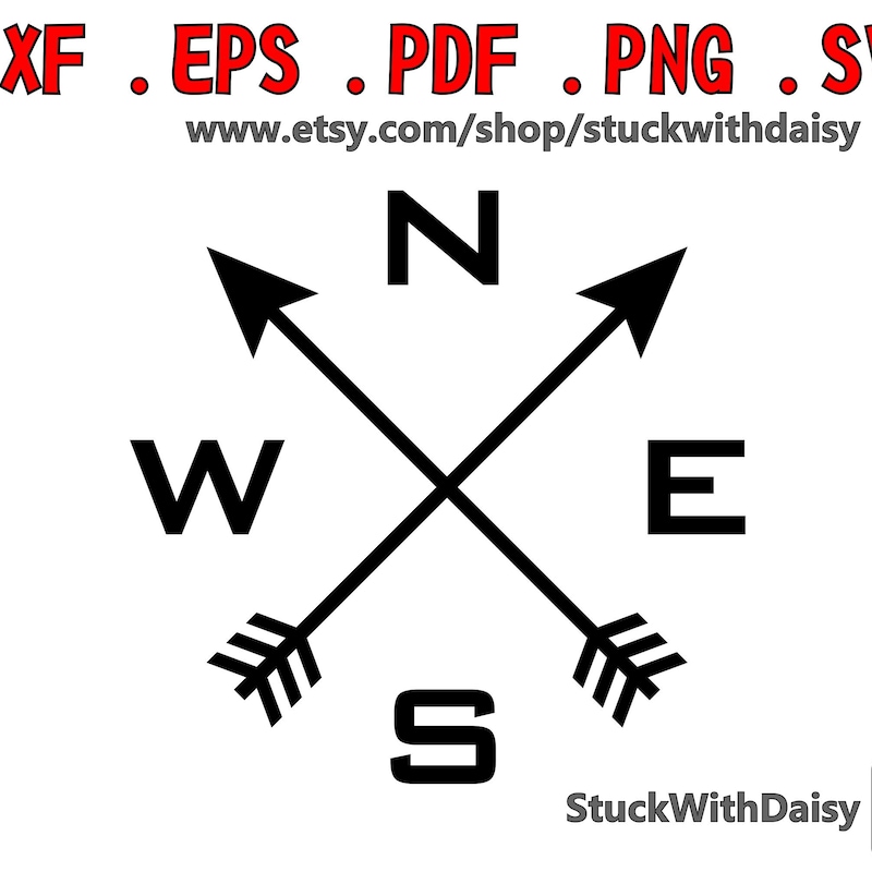 Compass Arrows - Etsy