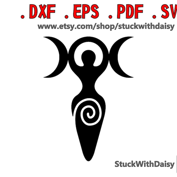 Triple Goddess Svg - Etsy
