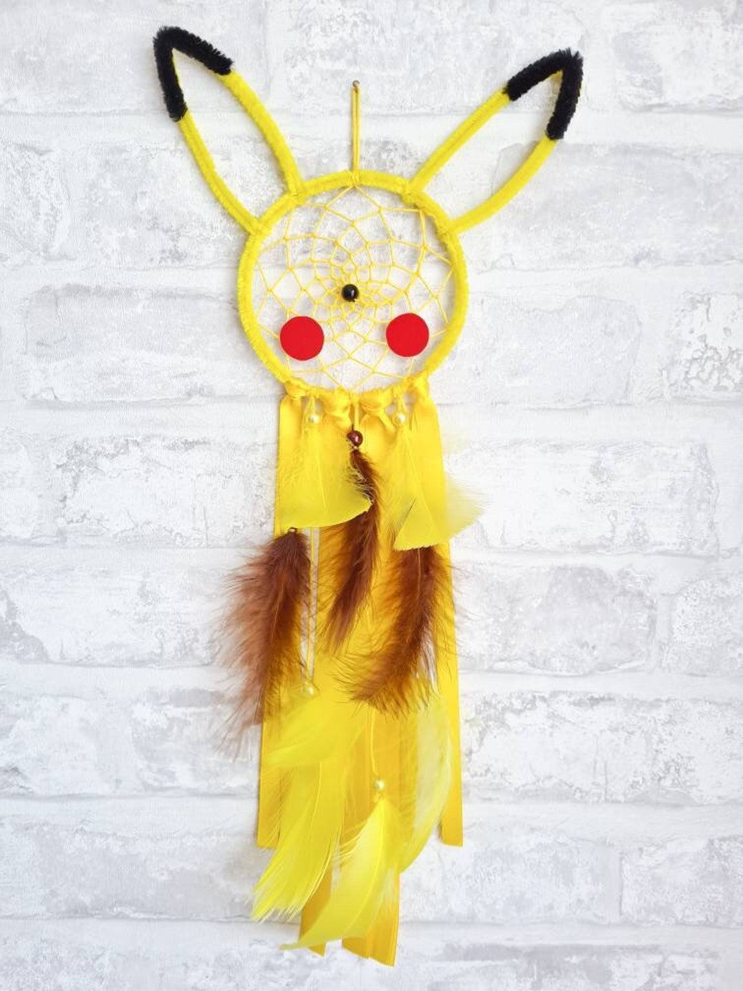 Pikachu Dream Catcher Inspired by Pokemon - Etsy