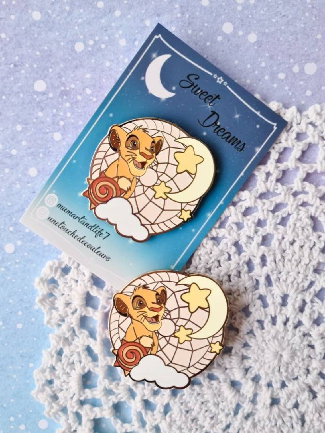 Pins Sweet Dreams Simba Inspired by the Disney - Etsy