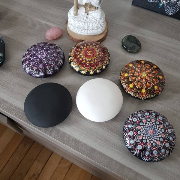 Mandala Stone - Etsy