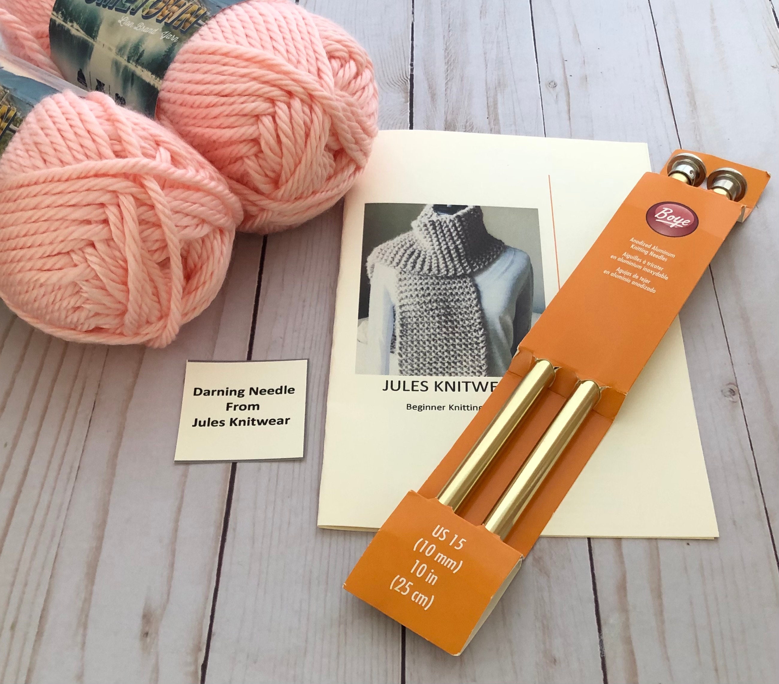 Beginner Knitting Kit. Scarf Knitting Kit. Knit Scarf. Learn to Knit ...