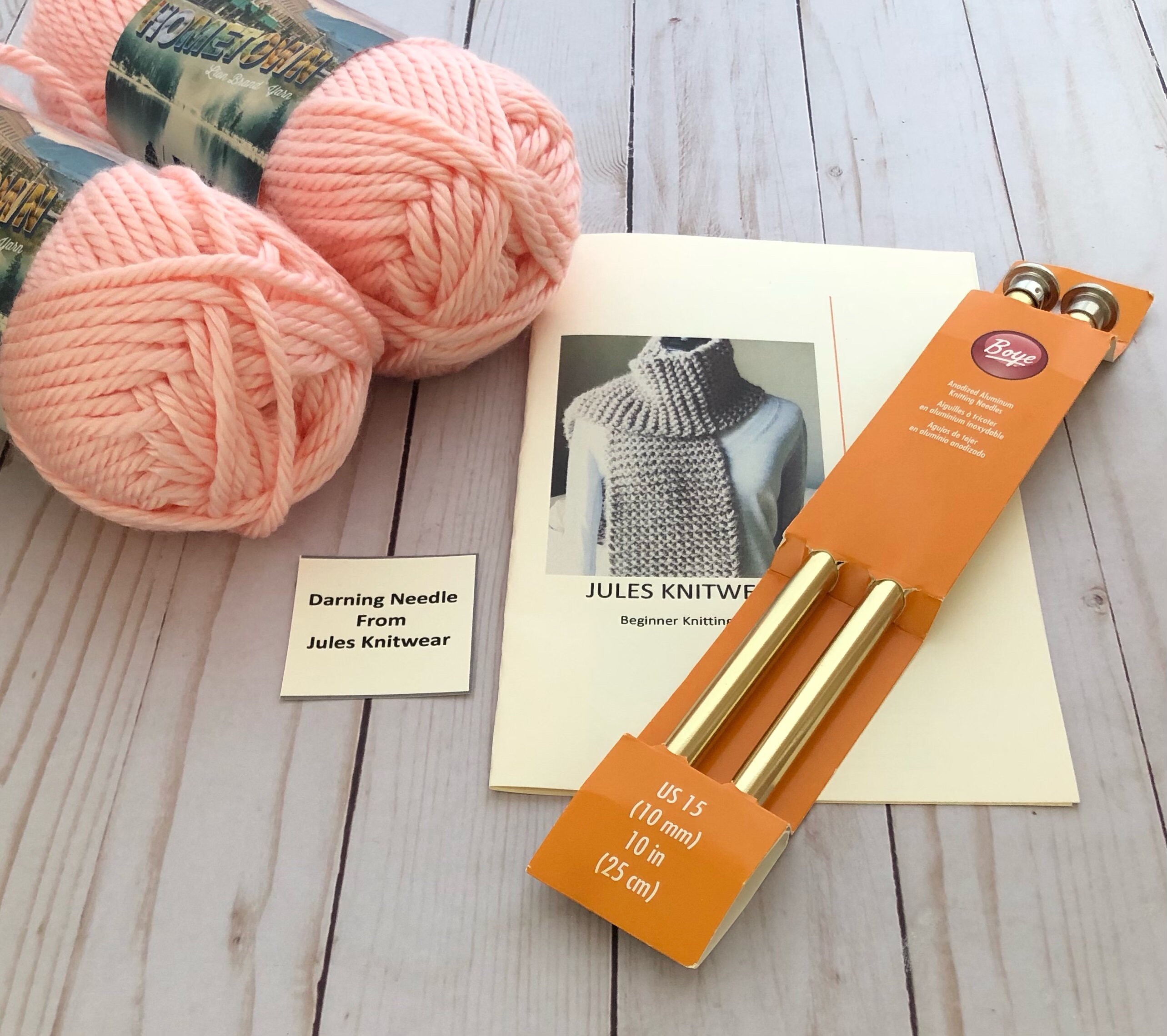 Beginner Knitting Kit. Scarf Knitting Kit. Knit Scarf. Learn to Knit ...
