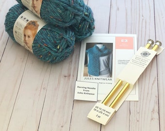 Learn to Knit Kit - Etsy