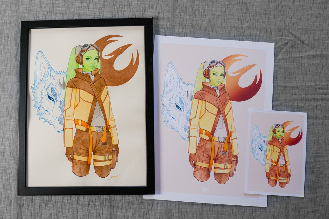 Painting Hera Syndulla From Star Wars Rebel Fanart - Etsy