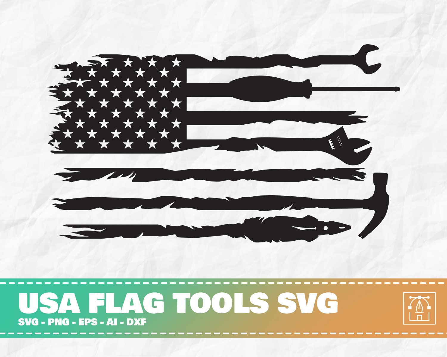 Usa Flag Plumber Logo - Etsy