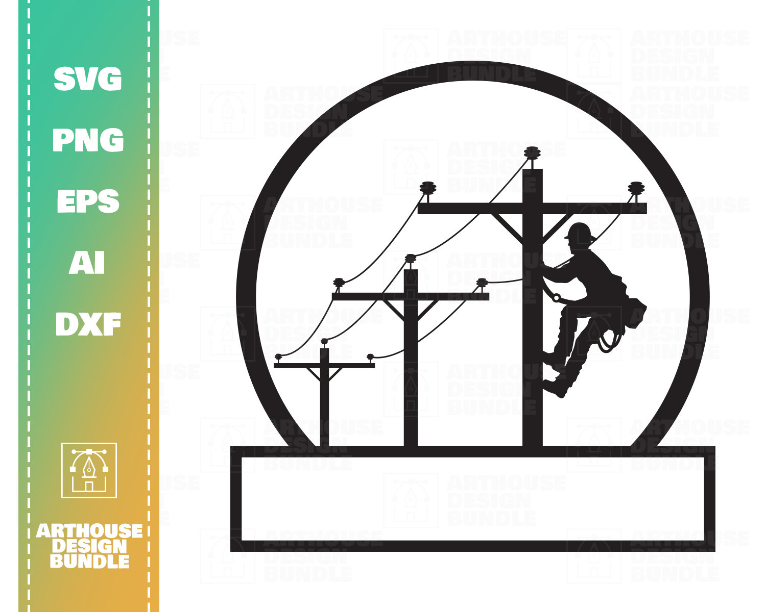 Lineman Monogram SVG Lineman Svg Lineman Clipart - Etsy