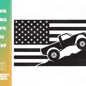 4x4 Truck USA Flag 4x4 Truck Svg off Road Truck Svg 4x4 | Etsy