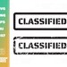 Classified Army Stencil, Classified Stamp Svg, Army Stencil Svg ...