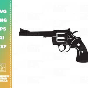 357 Magnum Revolver SVG, Revolver Gun Svg, Colt Magnum Svg, Instant ...