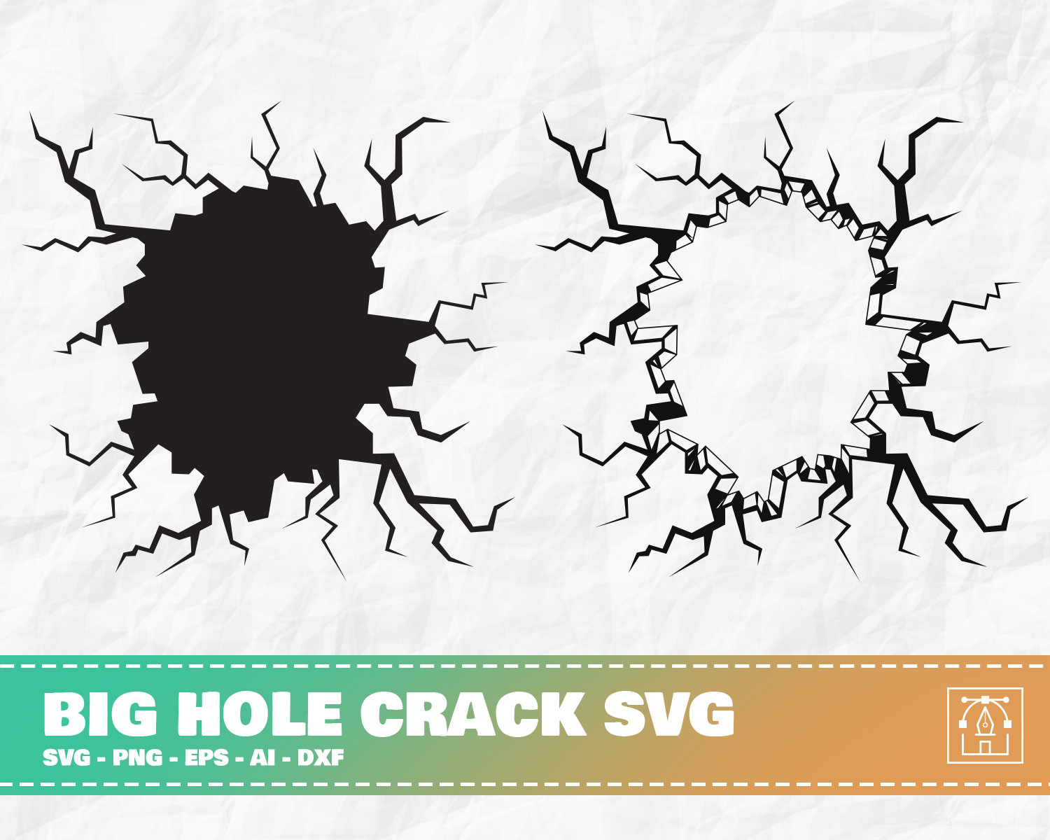 Broken Glass Svg Cracked Glass Svg Files For Silhouette Cameo Ph