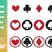 Card Suits SVG, Card Suit Bundle, Poker Svg, Playing Card Svg, Heart ...