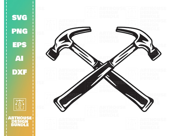 Hammer Cross SVG Carpenter Svg Tools Svg Repairman Svg | Etsy