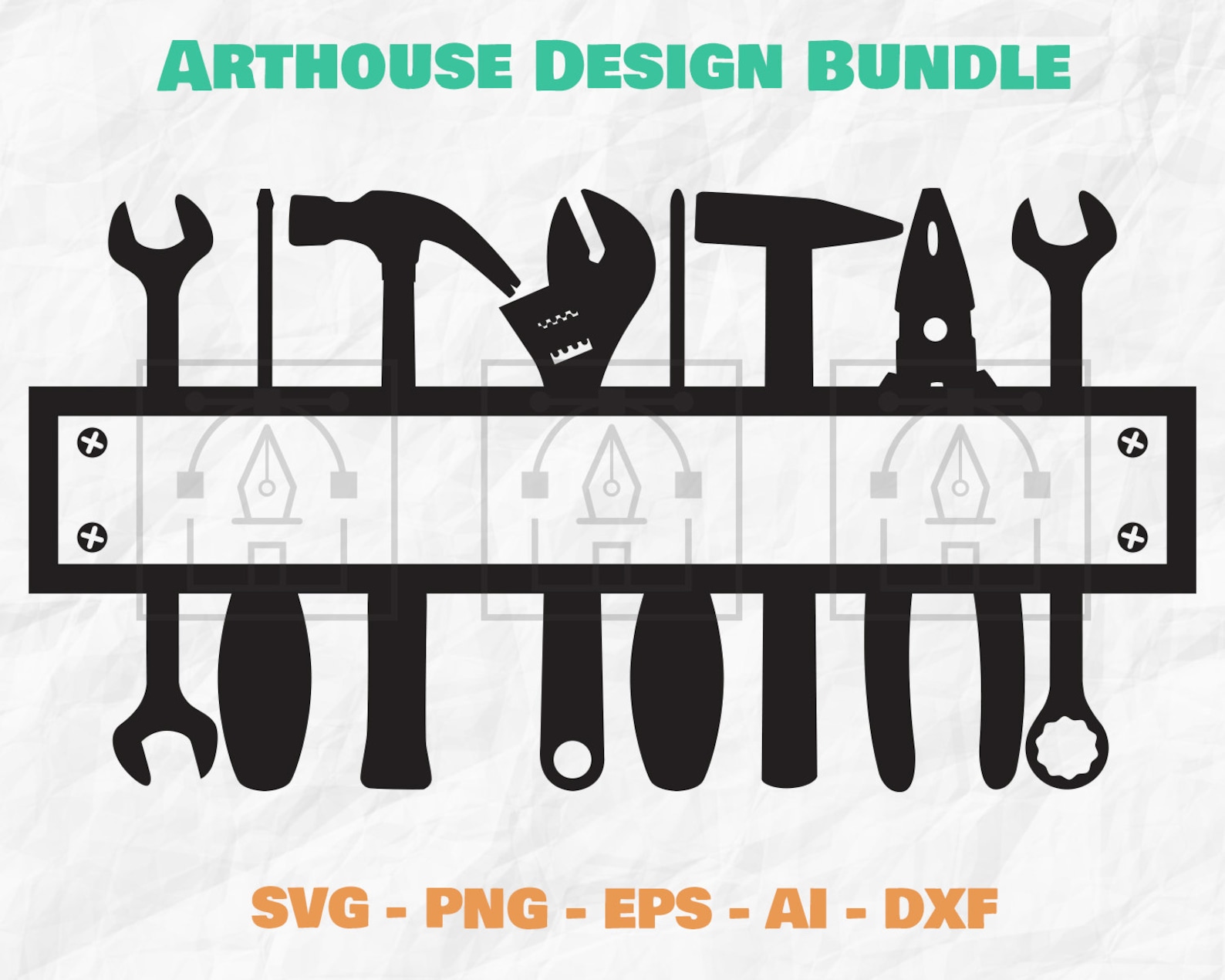 Tools Monogram SVG, Tool Box Svg, Tools Frame Svg, Father Monogram ...