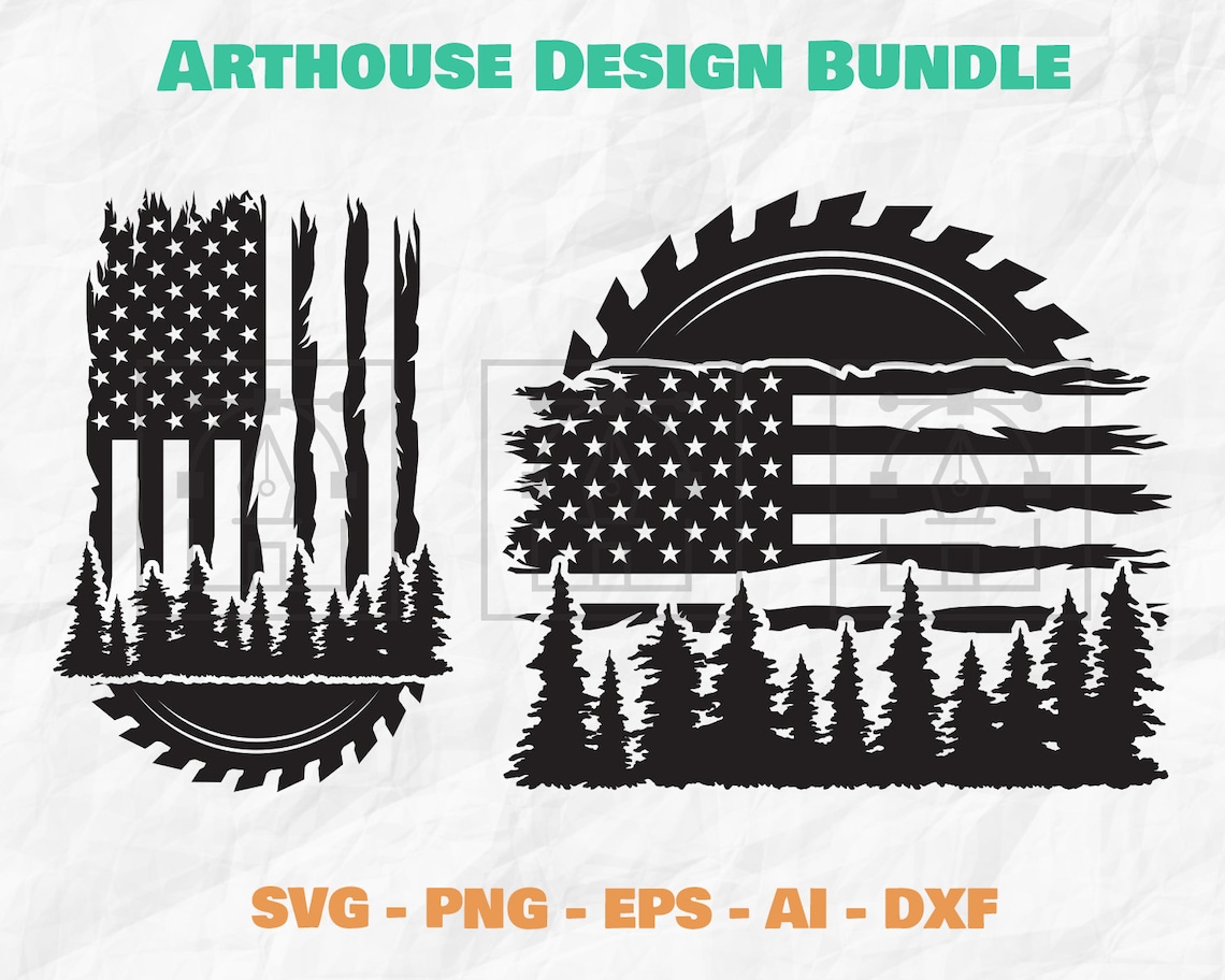 Logger USA Flag Logger Svg Logging SVG USA Flag Svg - Etsy