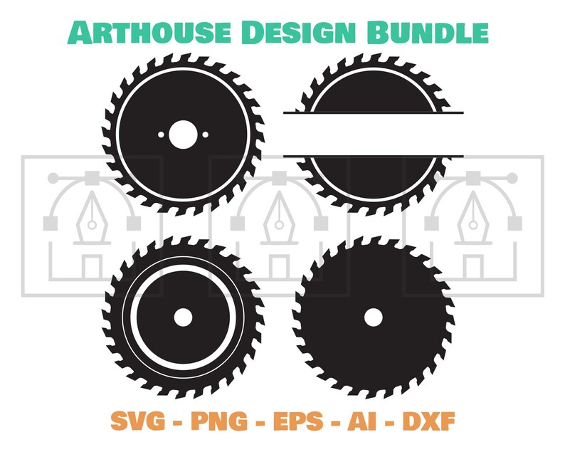 Sawblade SVG Bundle, Sawblade Clipart, Sawblade Silhouette, Saw Svg ...
