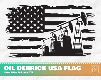 Offshore Oil Rig Svg - Etsy