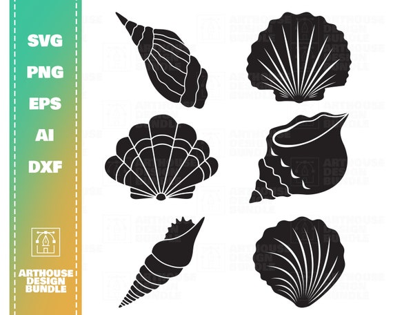 Conch Shell Silhouette