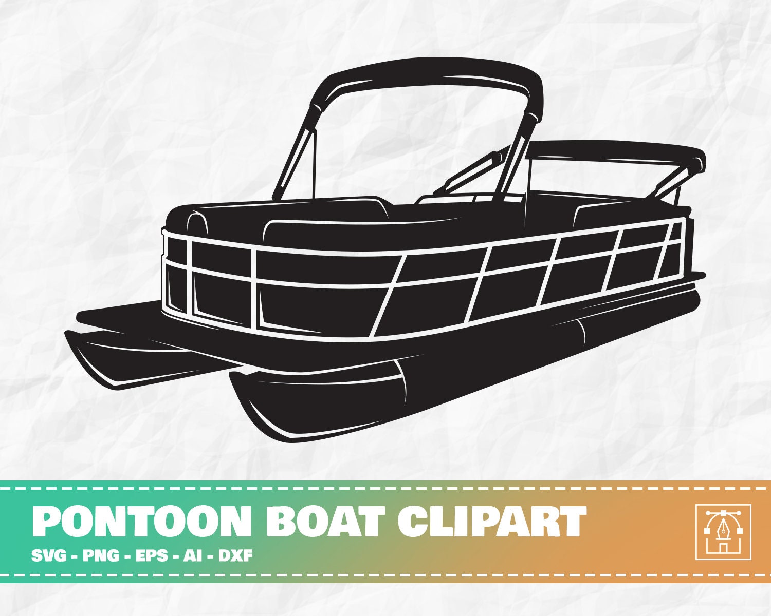 Pontoon Boat Clipart Pontoon Boat SVG Pontoon Boat Cut File - Etsy México