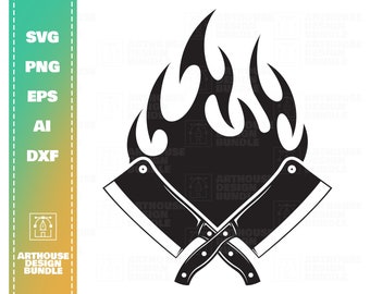 Flaming Cross - Etsy