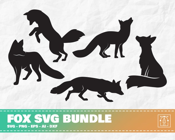 Fuchs SVG Bundle Fuchs Clipart svg Fuchs Silhouette Fuchs | Etsy
